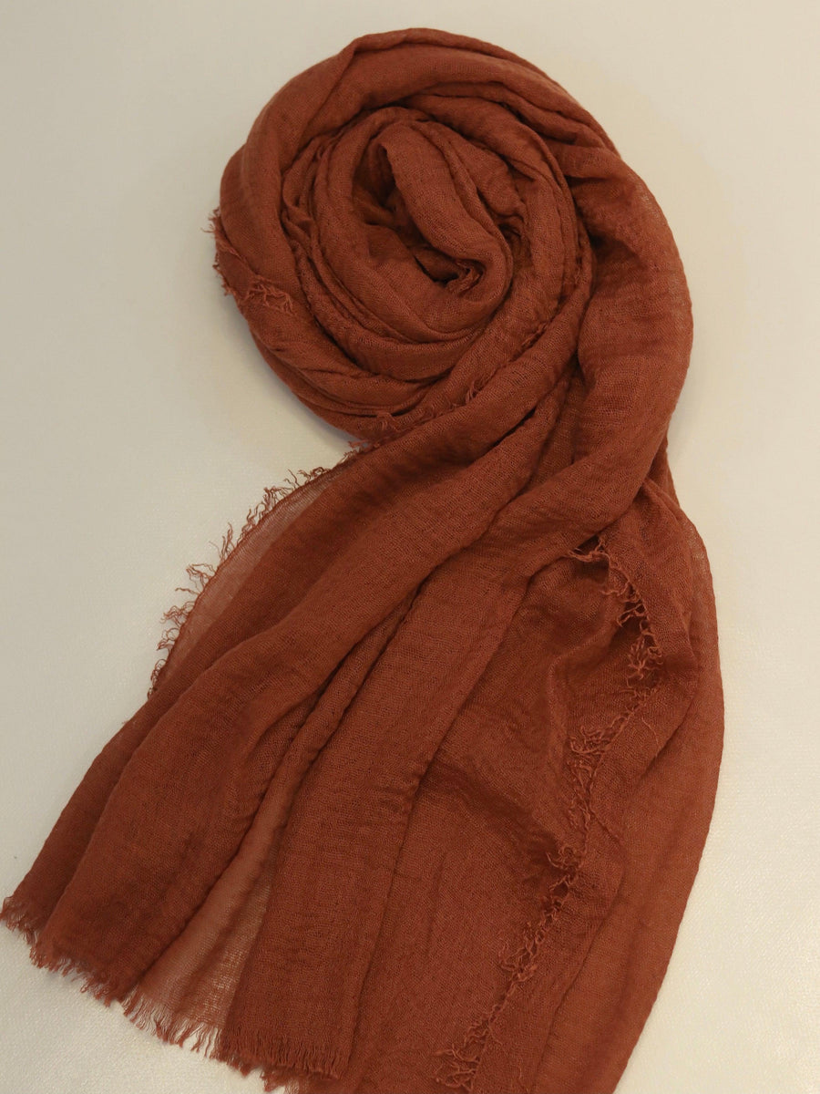 Premium Crimp Viscose - Burnt Orange – De Valeur PK